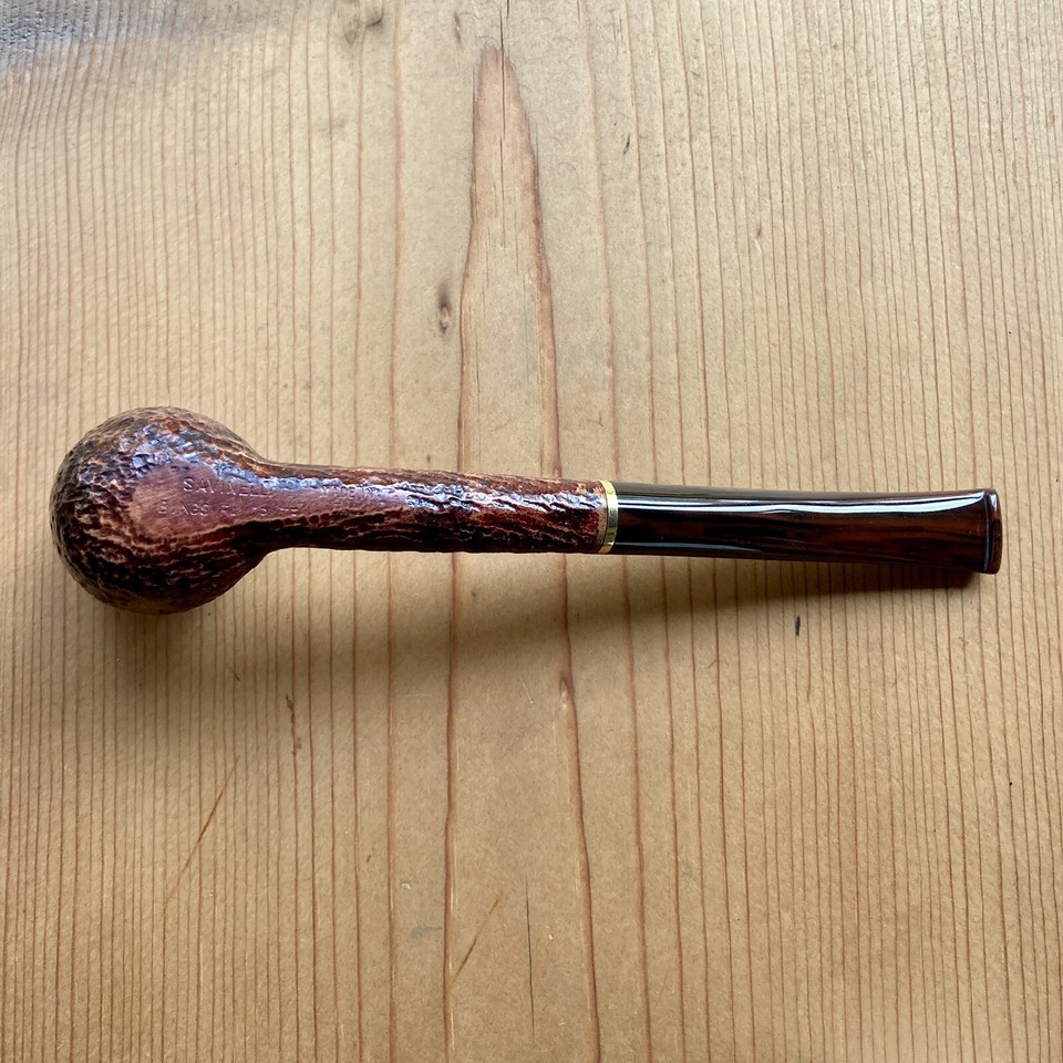 Savinelli Bing's Favorite Rusticated 6mm Filter Demi-Churchwarden Pipe ...