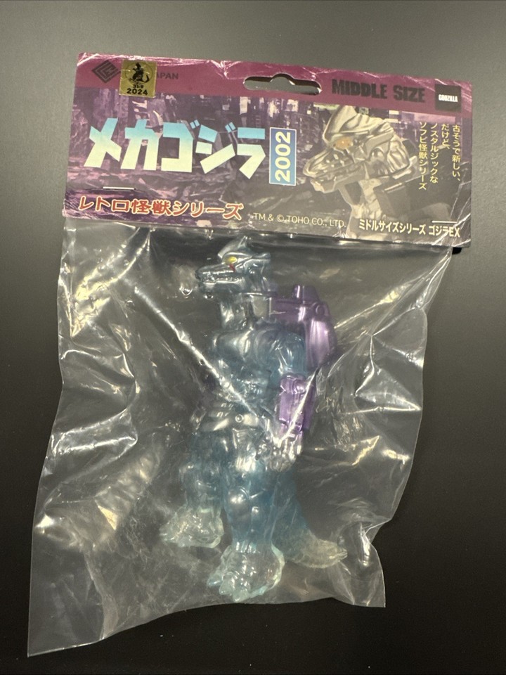 2024 CCP 5” MECHAGODZILLA 2002 CLEAR BLUE VERSION GODZILLA NEW IN BAG ...