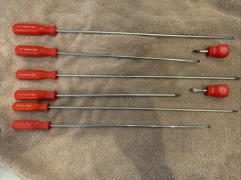 Mac Tools Red Handle Screwdrivers | eBay