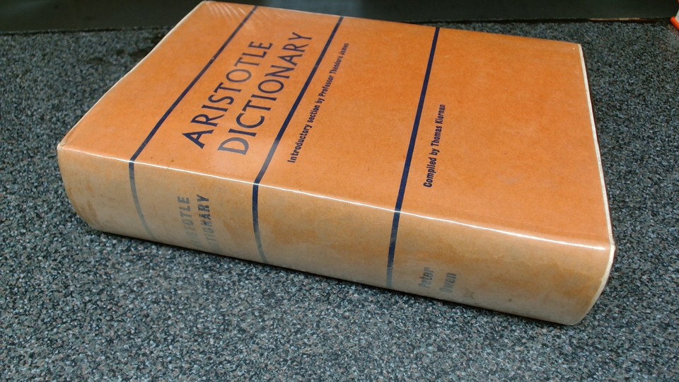 Aristotle Dictionary, Thomas Kiernan, Peter Owen, 1962, Hardcover | eBay