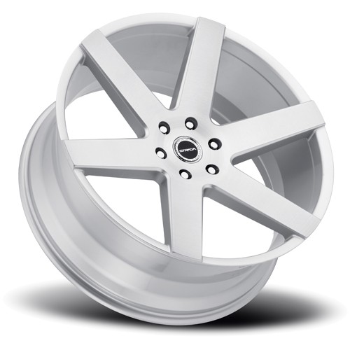 (Set of 4) Strada S60 Coda 22x9.5 6x5.5" +24mm Brushed Wheels Rims 22 ...