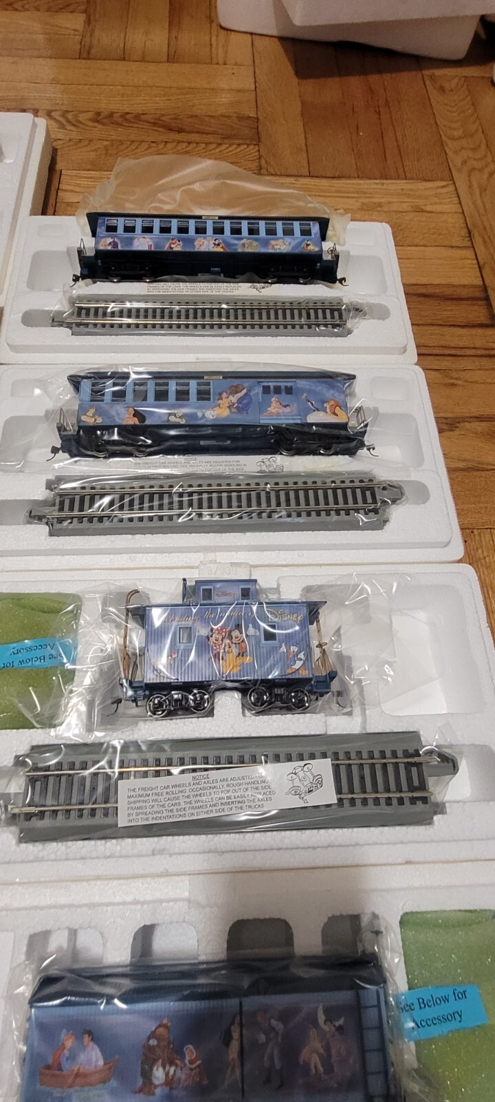 hawthorne village magic of disney express train set ( 12 pieces ) | eBay