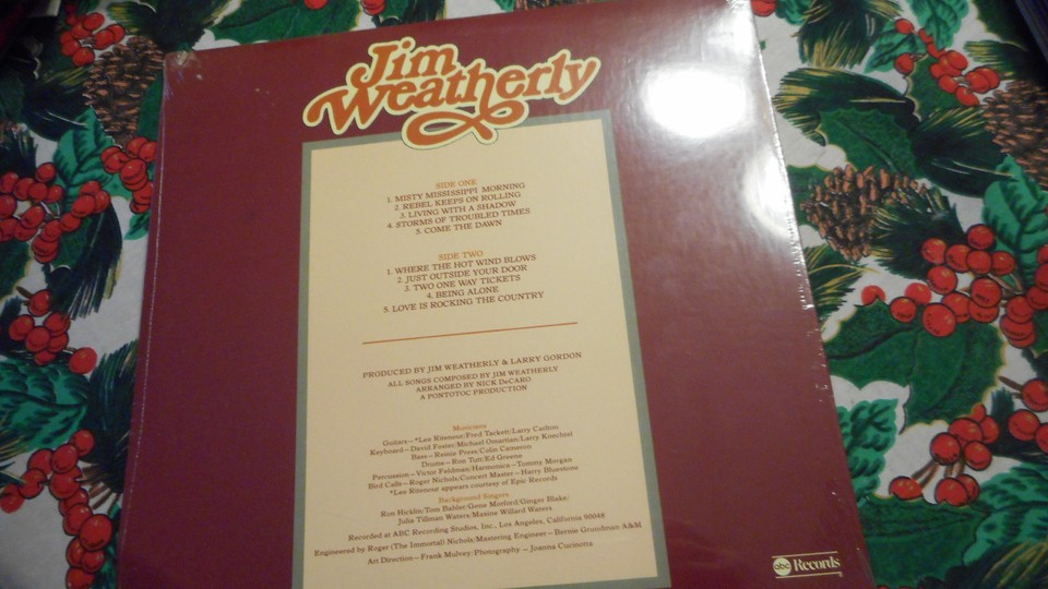 Jim Weatherly Pictures & Rhymes Sealed Vinyl LP 1976 | eBay