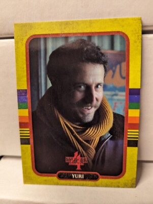 2023 TOPPS STRANGER THINGS SEASON 4 YELLOW PARALLEL YURI ISMAYLOV #26 ...