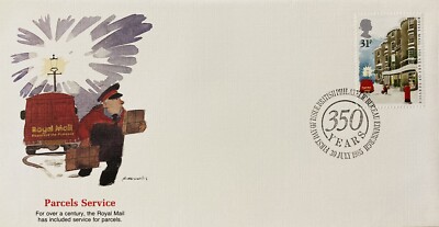FDC~1985 BRITISH PHILATELIC SOCIETY~ROYAL MAIL PARCEL SERVICE FOR OVER ...