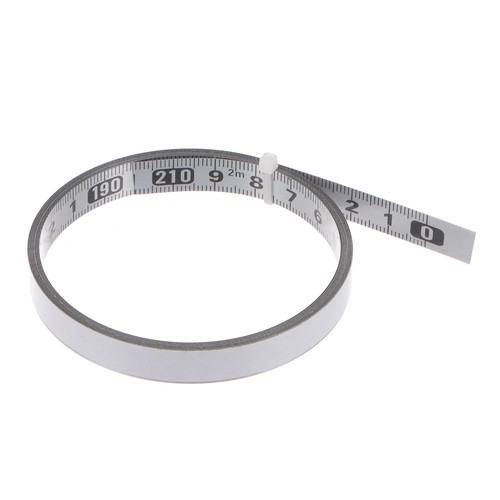 Adhesive Back Tape Measure 200cm Right to Left Steel sticky Ruler ...