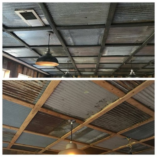 Galvanized Ceiling Tiles | Shelly Lighting