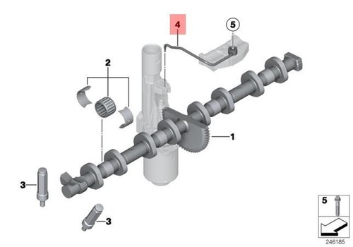 Genuine BMW E70N E71 E82 E84 E88 E89 E90N Oil Spraying Nozzle OEM ...