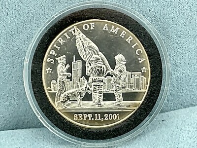 1 oz .999 fine silver round 9/11, 2001 Land of the Free - "Spirit of ...