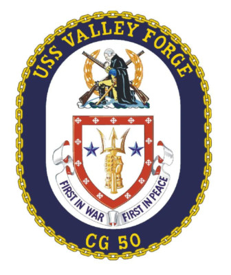 5" USS VALLEY FORGE CG 50 MILITARY NAVY ARMED FORCES STICKER DECAL USA ...