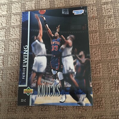1998 Starting Lineup NBA Patrick Ewing New York Knicks Card Only | eBay