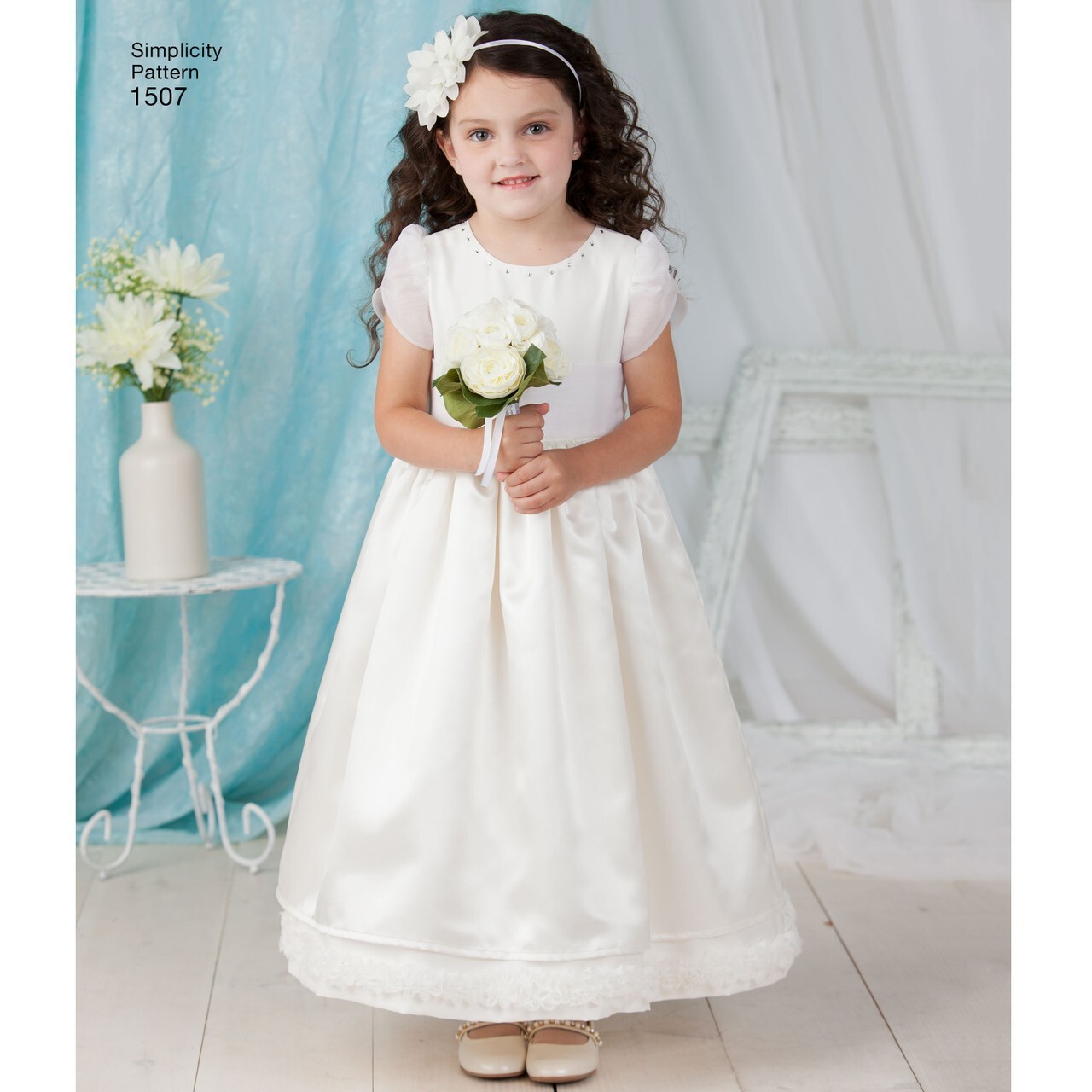 S1507 Simplicity 1507 Sewing Pattern Toddlers Special Occasion Dress ...
