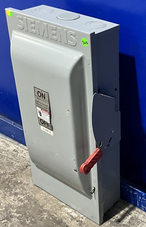 Siemens 200 Amp 600V Fusible Safety Switch HF364 (NO FUSES) 🟦 | eBay