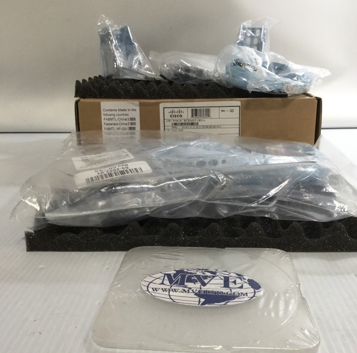 CISCO RCKMNT-1RU= 1RU 3750 3560 3550 2900-LRE-XL RACK MOUNT KIT LOT OF ...