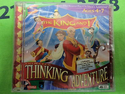 THE KING AND I ANIMATED THINKING ADVENTURE CD-ROM (PC, 1999) Windows 95 ...