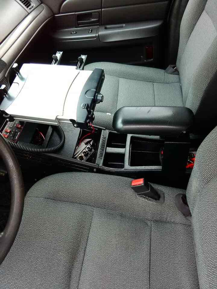 PRO COPPER® Console Model CC-1050 Fits most all Ex police vehicles See ...