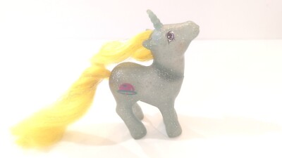Vintage 1984 My Little Pony Sparkle Pony STAR HOPPER Pink & Green ...