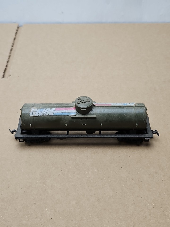 Vintage Tyco GI Joe HO Scale Military Special Forces 4 Pcs Train Set ...