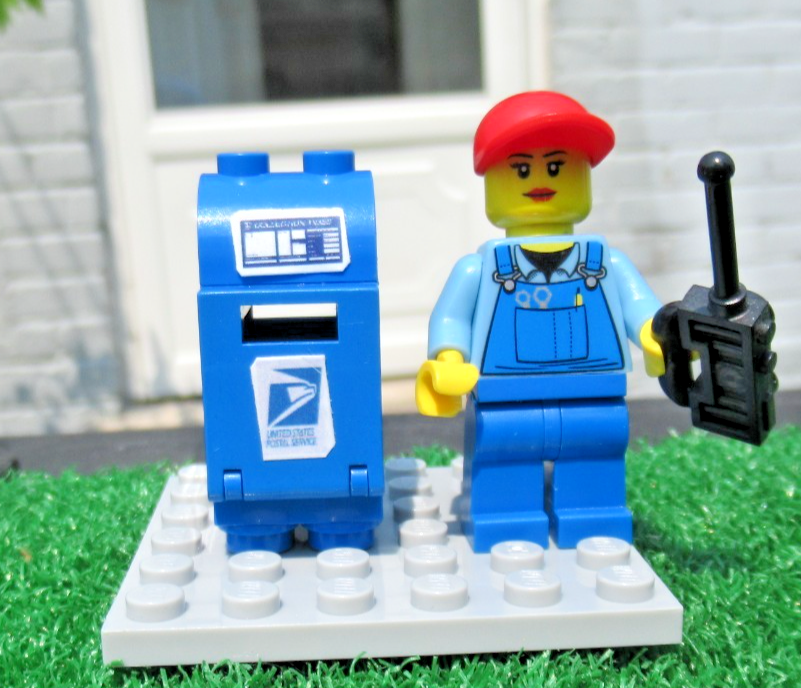 Lego USPS Mailbox Custom Made Lego City MOC | eBay