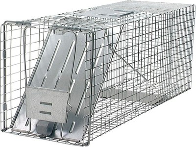 Havahart 1079SR Large Humane Live Animal Trap 1-Door Raccoon Groundhog ...