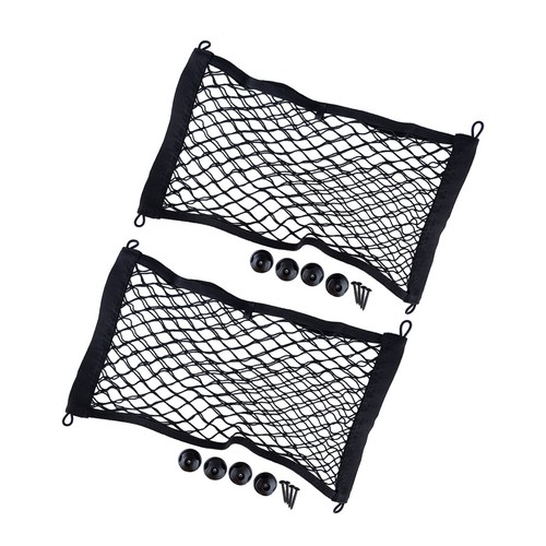 Small Cargo Net for Car Trunk,2 Pcs Elastic Mesh Net Pocket Organizer ...