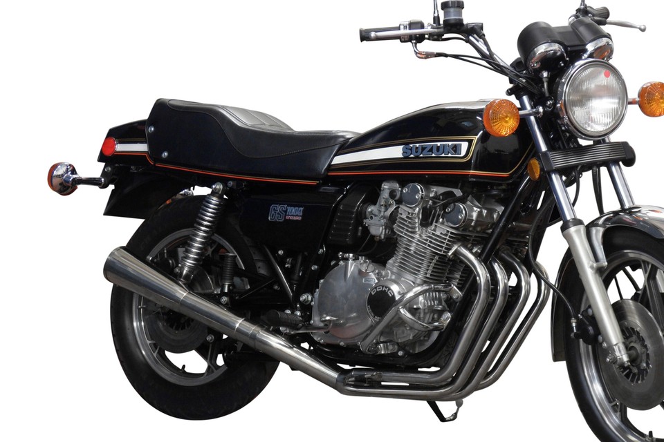 Full 4-1 Exhaust System Stainless Classic Muffler Silencer GS1000E 78 ...