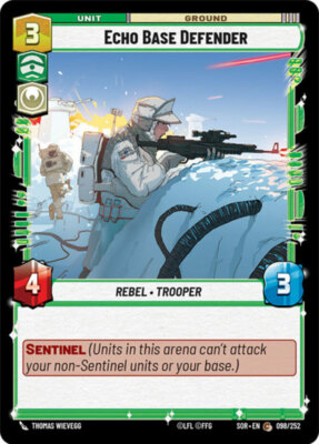 SWU: Echo Base Defender [Mint/NM] Spark of Rebellion Star Unlimited ...