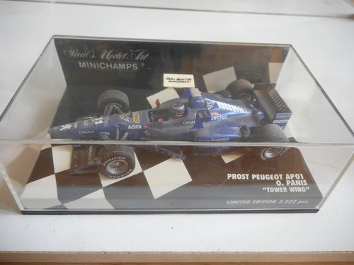 Minichamps F1 Formula 1 Prost Peugeot AP01 O. Panis "Tower Wing" au 1: ...
