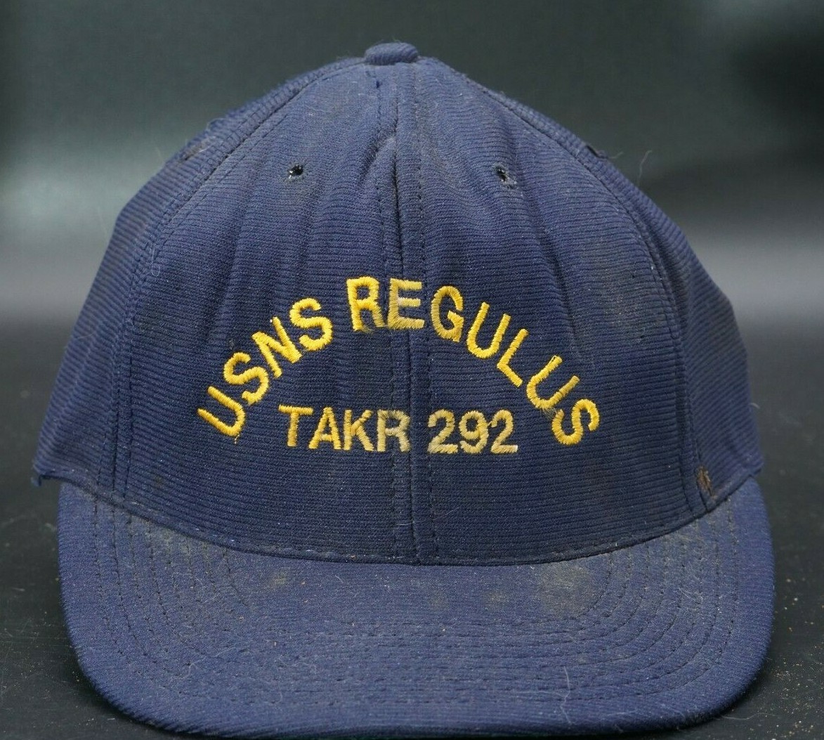 Navy SS USNS REGULUS TAKR-292 Algol Class Cargo Ship, Hat Cap, USA Made ...