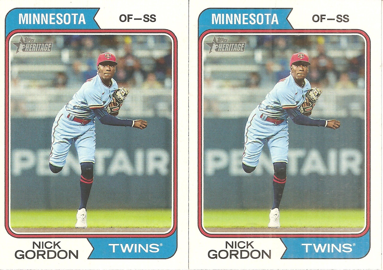 2 CARD 2023 TOPPS HERITAGE NICK GORDON BASEBALL CARD LOT #158 | eBay