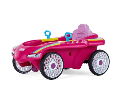 LITTLE TIKES JETT CAR RACER RIDE ON PINK 50743660443 | eBay