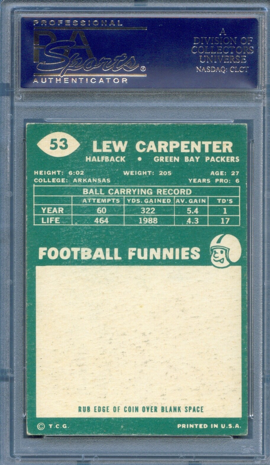 1960 Topps - Lew Carpenter #53 for sale online | eBay