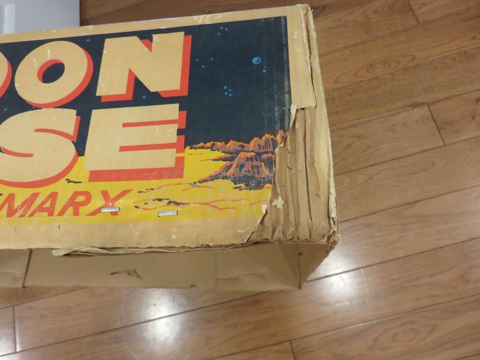 VTG Marx 1962 Operation Moon Base Play Set No. 4654 Empty Box Only READ ...