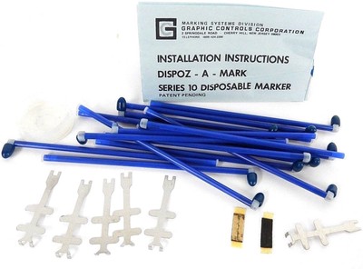 NEW GRAPHIC CONTROLS 10-213 BLUE CHART RECORDER INK KIT 10213 | eBay