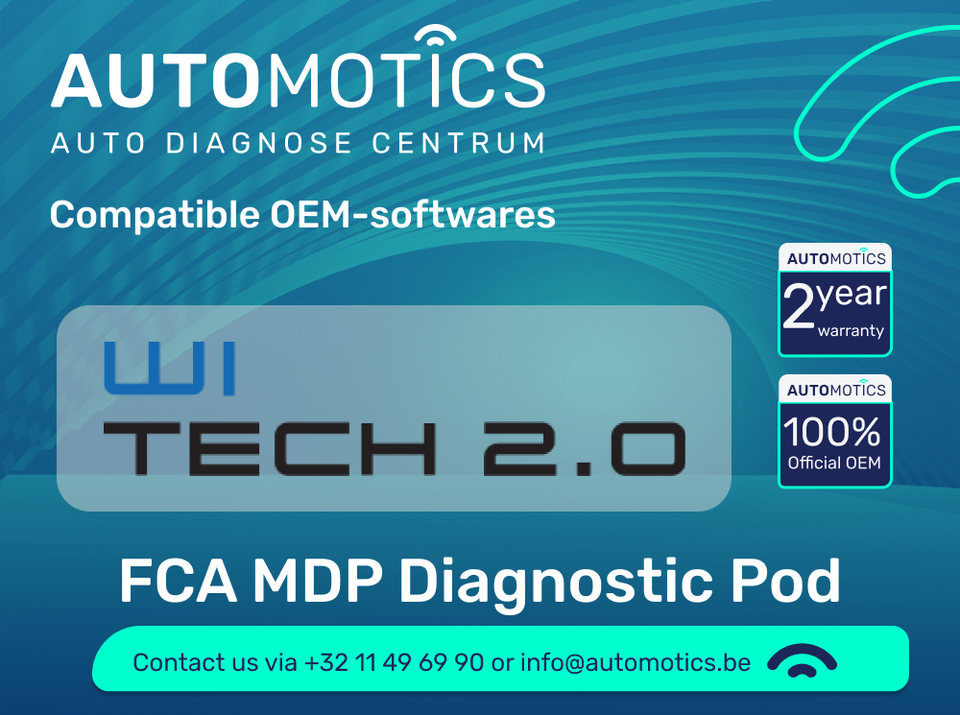 FCA witech 2 online MDP Diagnostic Pod 100% new and original from Automotics | eBay