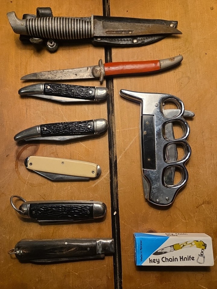 Vintage Knife Lot, 9 Pcs, ProvCut Co, Imperial, Campmaster, Elvis | eBay