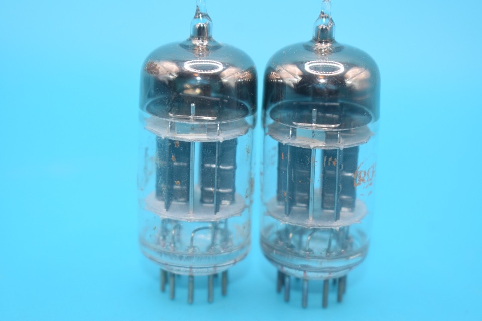 Match Pair - RCA JRC 5814a Vintage Audio Tubes - 3 Mica Blk Plt - TV7 ...