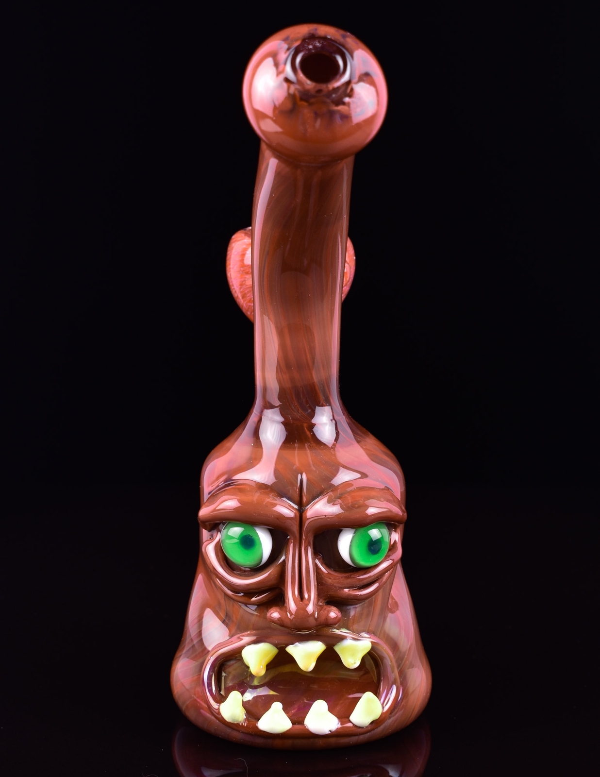 8" INCH MONSTER Eyed Bong CUTE Glass Water Pipe Hookah HALLOWEEN ...
