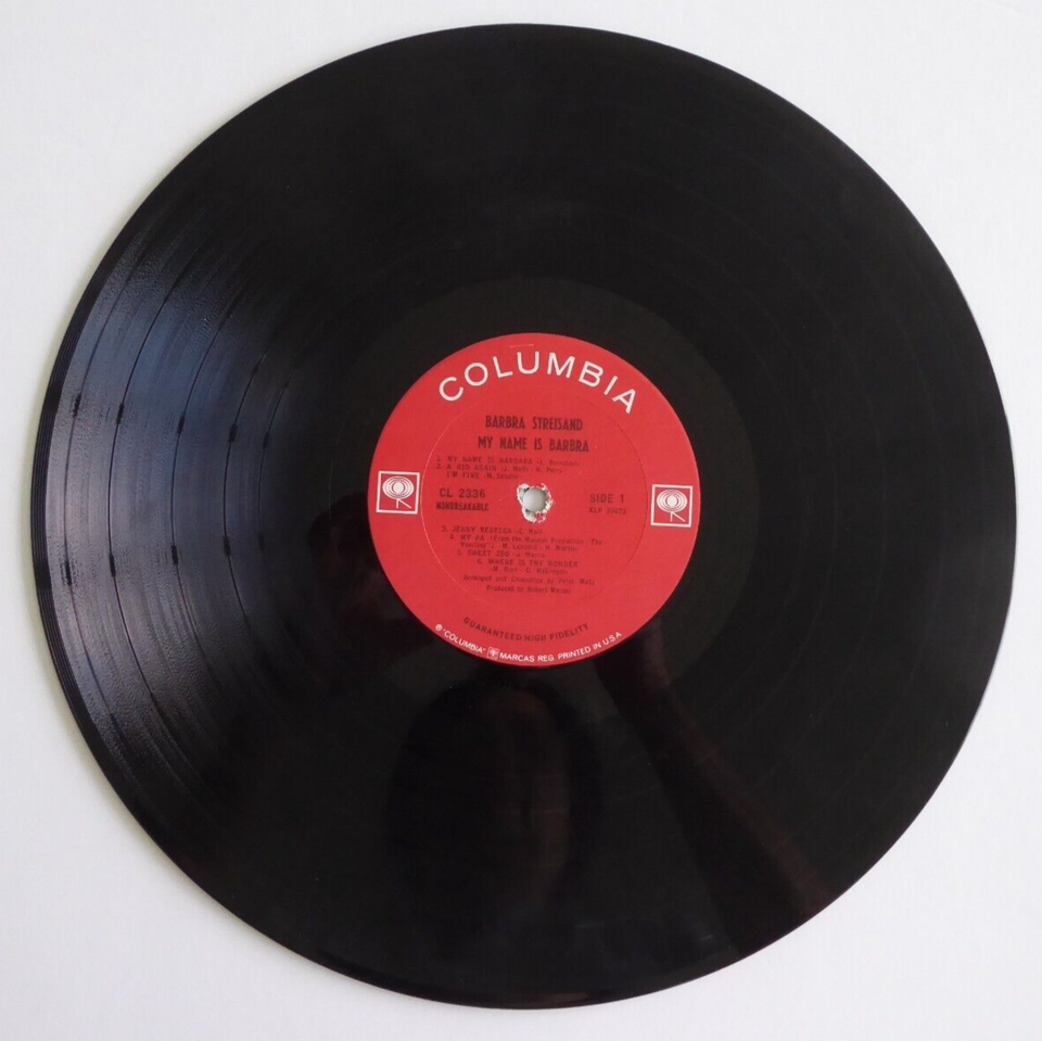 Barbara Streisand My Name is Barbara Columbia LP Vinyl Record, Demo ...