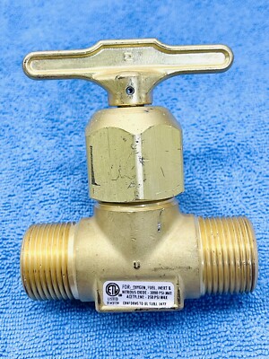 VICTOR SHUT OFF BALL VALVE (OXYGEN, FUEL, NITROUS OXIDE) 3000PSI FH1115 ...