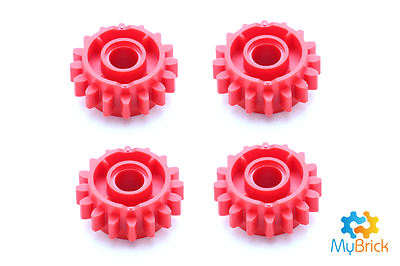 Genuine LegoⓇ 4x Red Technic Clutch Gear 16 Tooth - 18946 - Free ...