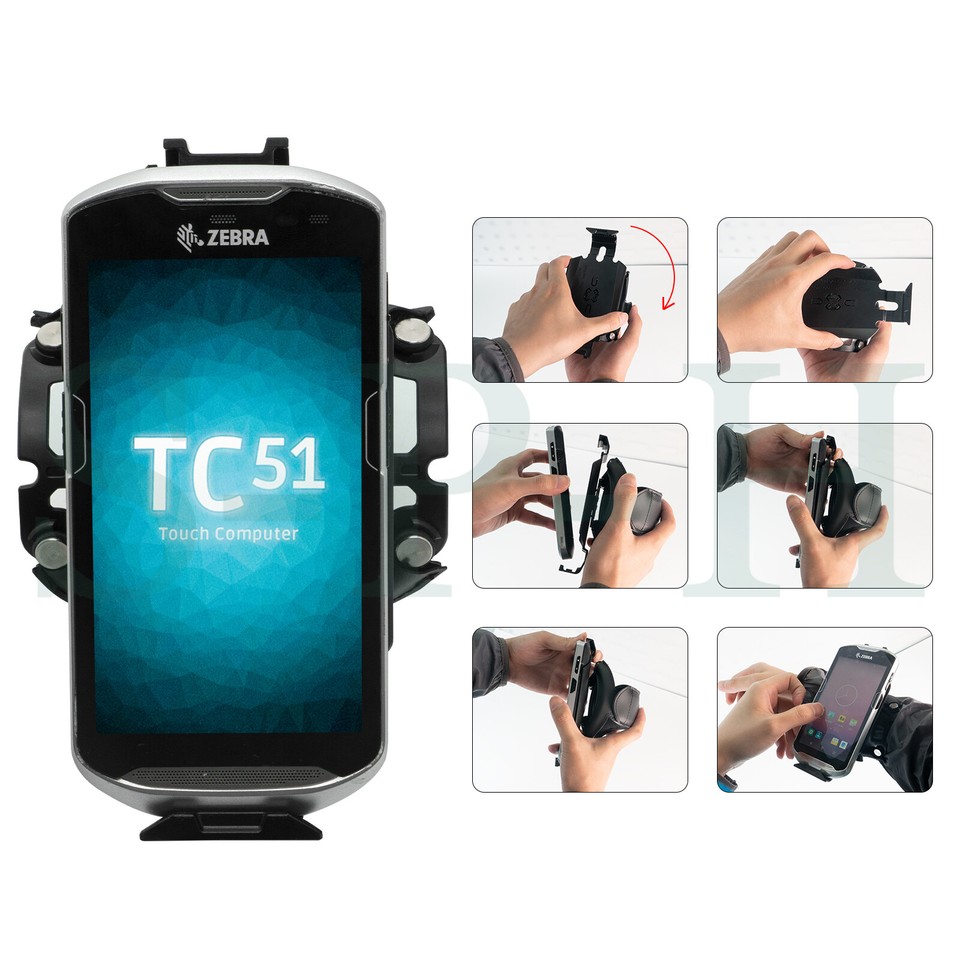 Wrist Mount Adapter For Zebra TC51 TC52 TC57 TC56 SG-TC51-WMADP1-02 US ...
