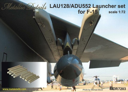 Metallic Details MDR 7203 - LAU-128/ADU-552 Launcher set for F-15 1/72 ...
