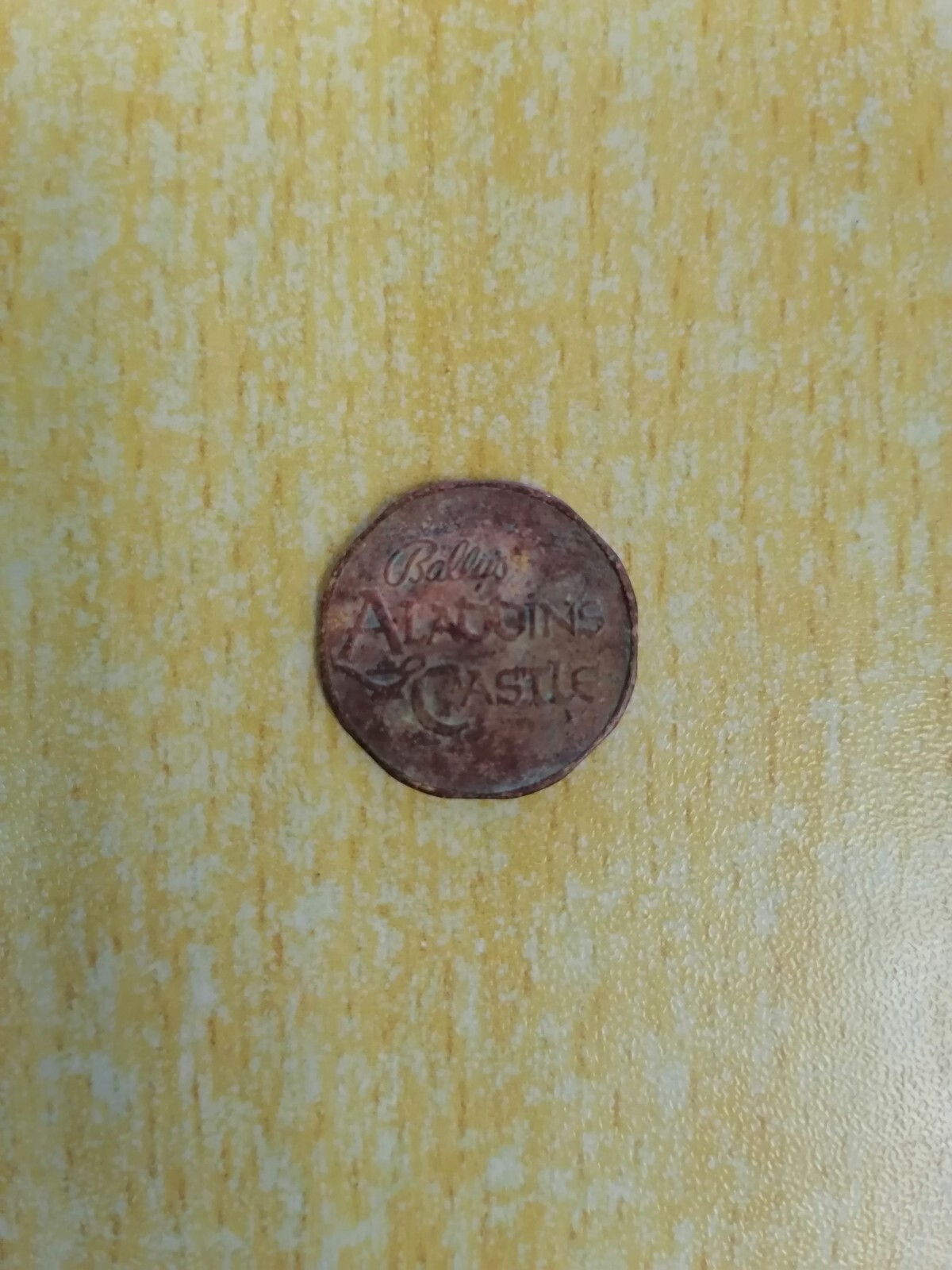 Vintage Gaming Token Bally's Aladdins Castle Brass Token With Magic ...