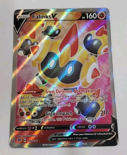 2020 -Falinks V- Ultra Rare Full Art SWSH: Rebel Clash Pokemon TCG Card ...