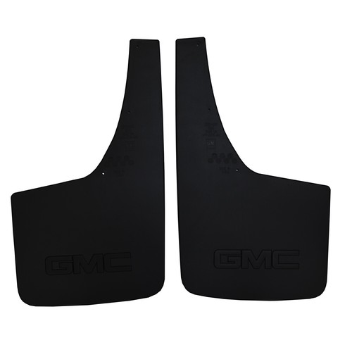 OEM GM 2014-2019 GMC Sierra Rear Flat Splash Guards in Black GMC Logo ...