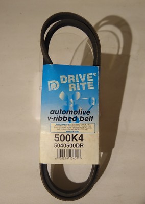 Drive Rite Automotive Serpentine Belt Part # 500K4 | eBay