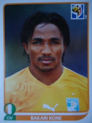 Panini 540 Bakari Kone Elfenbeinküste FIFA WM 2010 Südafrika | eBay.de