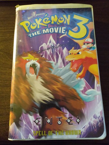 Pokemon 3 The Movie Vhs
