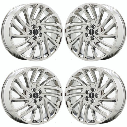 20" Lincoln Nautilus Bright Chrome wheels rims Factory OEM set 10216 ...